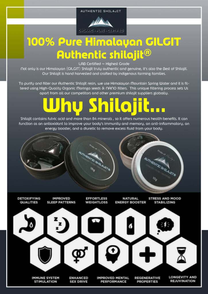 Authentic Shilajit – Premium – Pure – Certified Shilajit